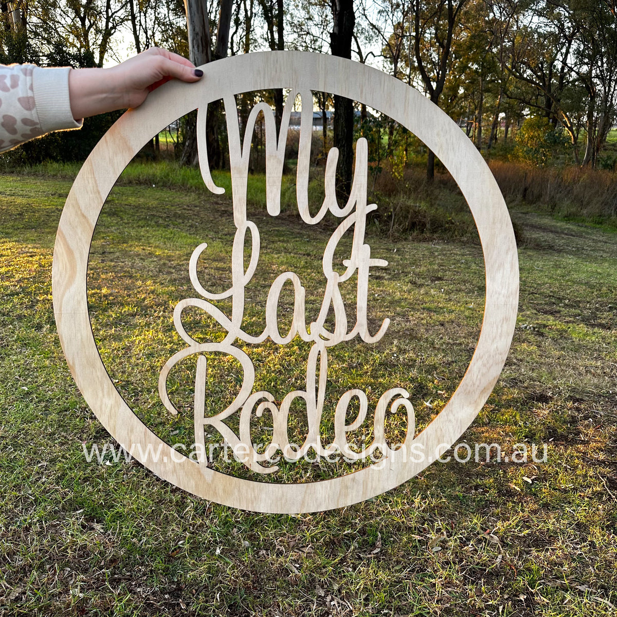 Hoop Sign – Carter Co Designs